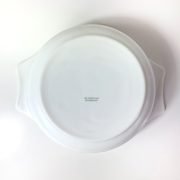 Pyrex | Kitchen | Vintage Pyrex Casserole Dish With Blue Iris | Poshmark